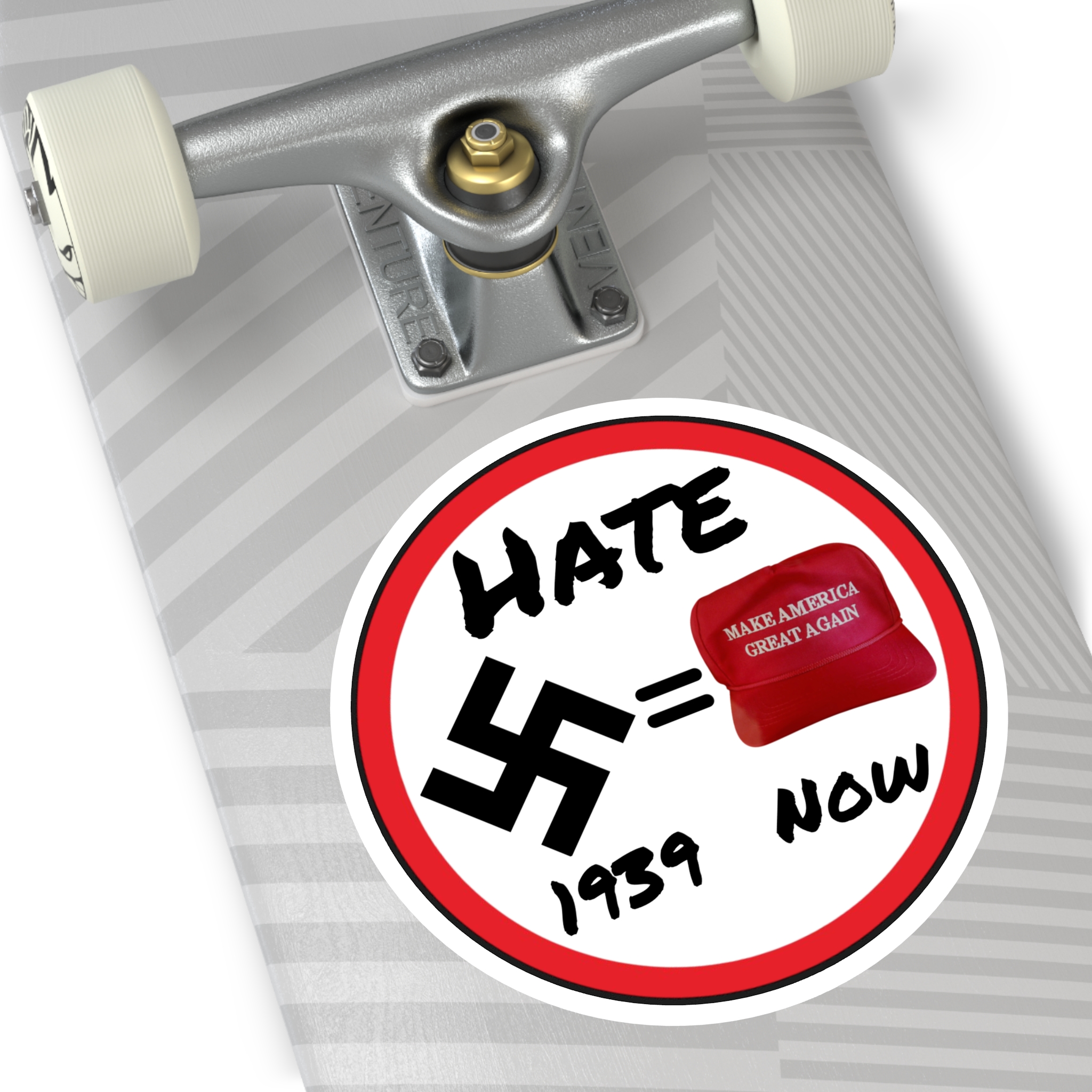 Symbols of Hate: Then & Now – Vinyl Activist Sticker - Sapience: The ...